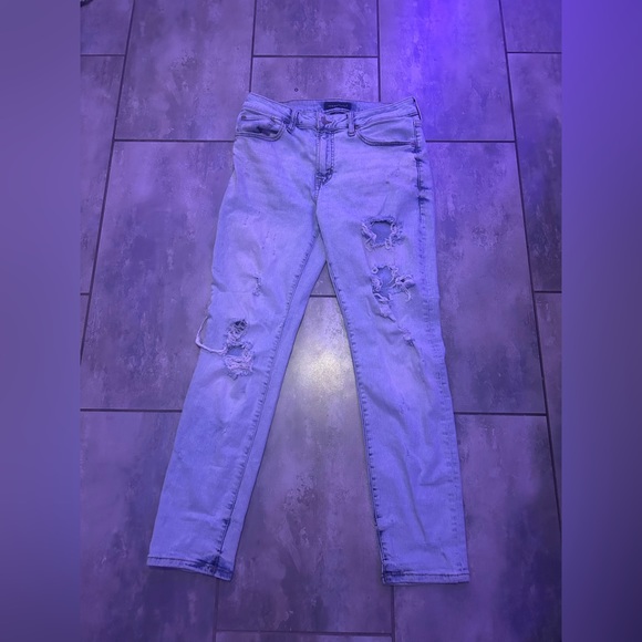 Aeropostale | Jeans | Super Light Blue Ripped Jeans | Poshmark